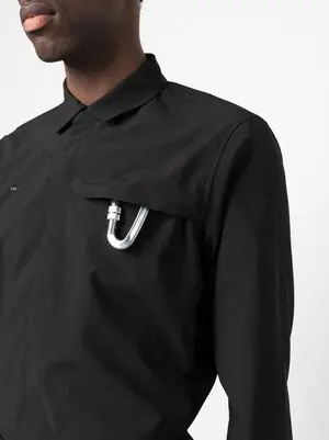HELIOT EMIL Carabiner-detail Plain Shirt