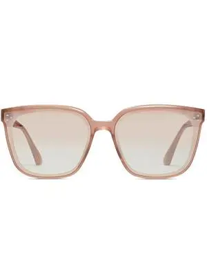 GENTLE MONSTER Transparent-rectangle-frame Tonal Sunglasses