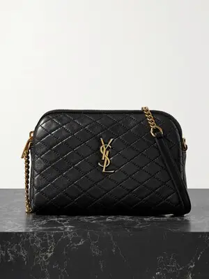 Saint Laurent Gaby Medium Shoulder Bag - Black