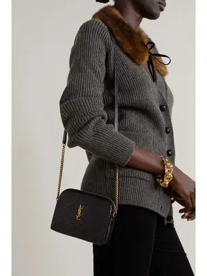 Saint Laurent Gaby Medium Shoulder Bag - Black