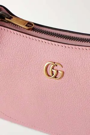 Gucci Aphrodite Embellished Textured-leather Shoulder Bag | Lt