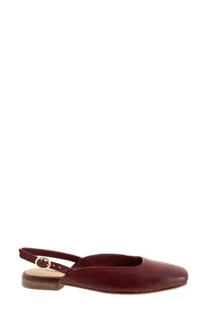Trotters Holly Slingback Flat - Sangria