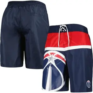 G-III SPORTS BY CARL BANKS Washington Wizards Sea Wind Swim Trunks - Navy