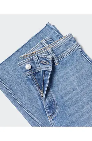 Mango High-waist Culotte Jeans
