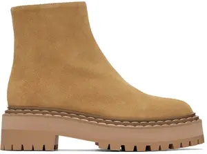 Proenza Schouler Lug Sole Platform Boots - 230 Light/pastel Bro