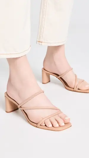 Schutz Chessie Mid Heel Sandals