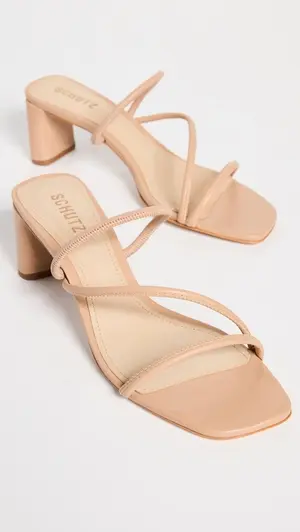 Schutz Chessie Mid Heel Sandals