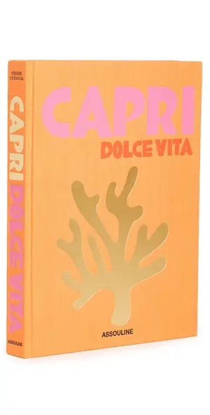 Assouline Capri Dolce Vita Book - Orange