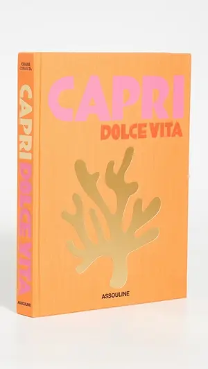 Assouline Capri Dolce Vita Book - Orange