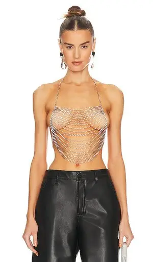 8 Other Reasons X Chain Halter Top