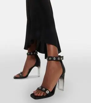 Rick Owens Leather Ankle Strap Sandals