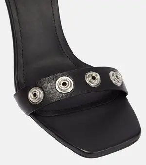 Rick Owens Snaps Leather Sandals