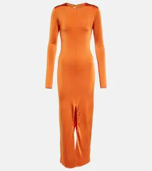 Marni Jersey Midi Dress - Orange