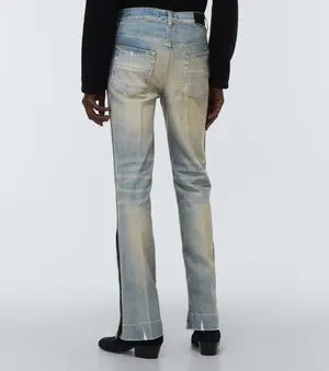 Amiri Distressed Embellished Denim Jeans