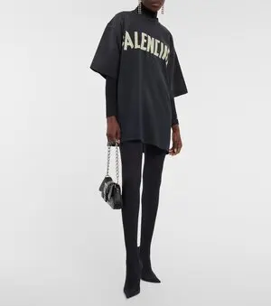 Balenciaga Logo T-shirt - Black