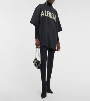 Balenciaga Logo T-shirt - Black