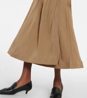 TOTEME Jersey Wrap Skirt - Beige