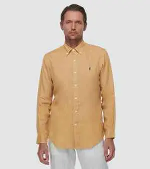 Polo Ralph Lauren Linen Oxford Shirt - Beige