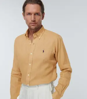 Polo Ralph Lauren Linen Oxford Shirt - Beige