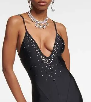 Alessandra Rich Embellished Jumpsuit