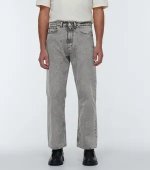 Our Legacy Third Cut Wide-leg Jeans - Grey