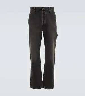 WINNIE N.Y.C Straight Leg Jeans - Black