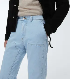 WINNIE N.Y.C Patchwork Straight Jeans