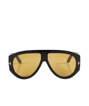 TOM FORD Bronson Aviator Sunglasses - Black