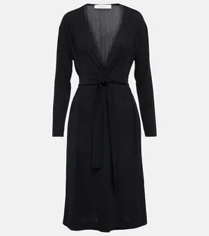 Max Mara Po Leisure Long Jersey Cardigan