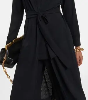 Max Mara Po Leisure Long Jersey Cardigan