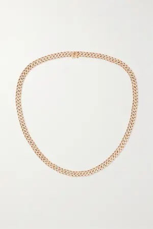 ANITA KO Havana Small 18-karat Diamond Choker Necklace - Gold