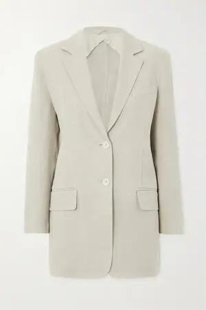 Max Mara Adelchi Linen Blazer - Neutrals
