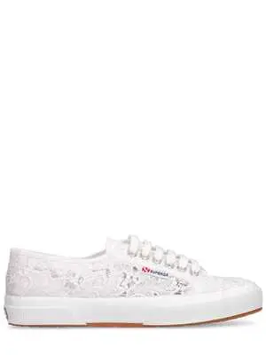 Superga Macrame Canvas Sneakers - White