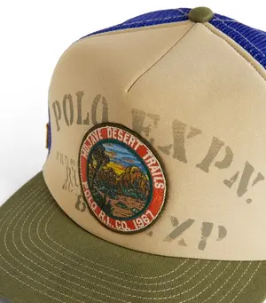 Ralph Lauren Logo Patch Trucker Cap