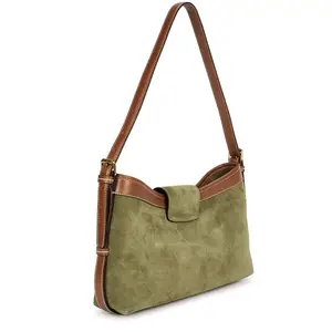 Isabel Marant Botsy Baguette Suede Shoulder Bag