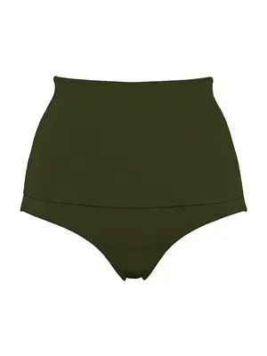 ERES Gredin High-rise Full-coverage Bikini Bottoms Vert Mousse