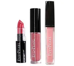 EVE PEARL 3-piece Pretty In Pink Lip Collection - One-color