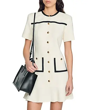white christmas dresses Gucci GG Tweed Lamé Mini Dress – Runway Catalog main image 1