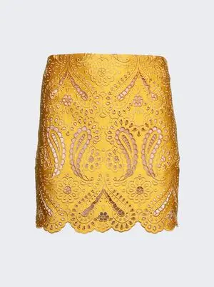 Gold Mini Skirts