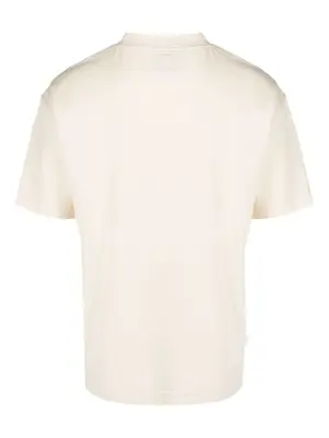 BONSAI Logo-print Cotton T-shirt - Neutrals