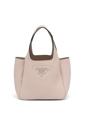 Prada Logo-plaque Tote Bag
