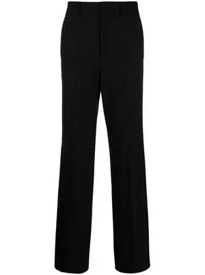 Valentino Garavani Virgin Wool Tailored Trousers - Black