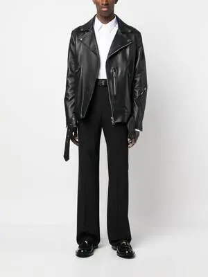 Valentino Garavani Virgin Wool Tailored Trousers - Black