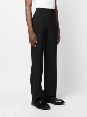 Valentino Garavani Virgin Wool Tailored Trousers - Black