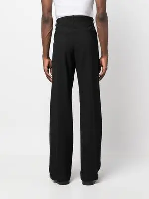 Valentino Garavani Virgin Wool Tailored Trousers - Black
