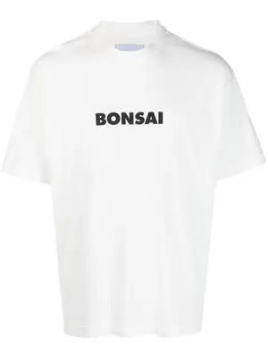 BONSAI Logo-print T-shirt - White