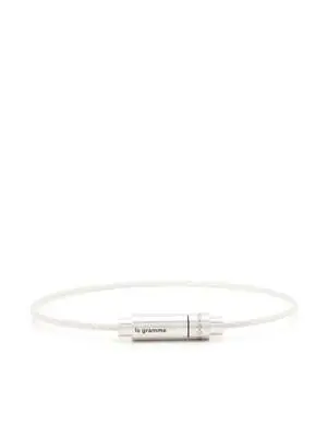 Le Gramme 9g Cable Triptych Bracelet - Silver