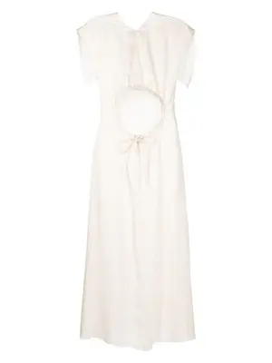 LITKOVSKA Linen Midi Dress