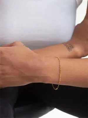 Monica Vinader Paperclip Chain Bracelet