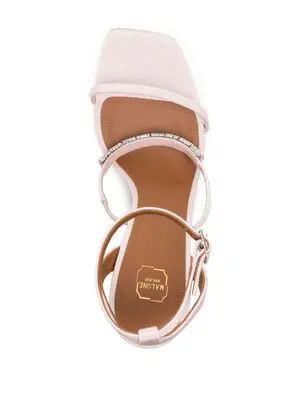 MALONE SOULIERS 70mm Crystal-embellished Sandals